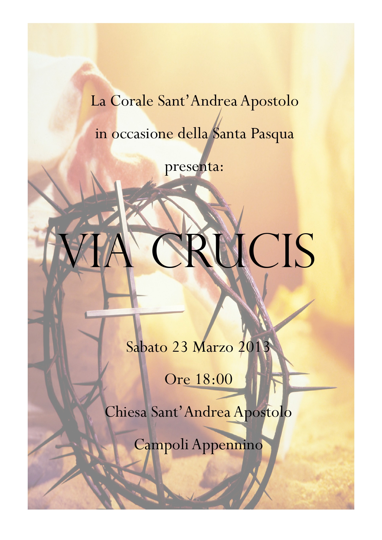 Via Crucis 2013 - coralesantandrea JimdoPage!
