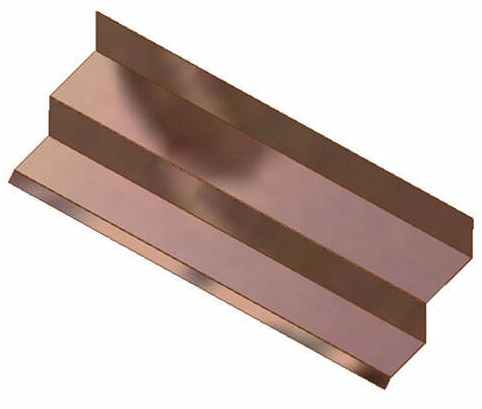 BOTAGUAS FLASHING O GOTERÓN DE LÁMINA PARA MURO “PARED” ÚTIL TAMBIÉN EN ...