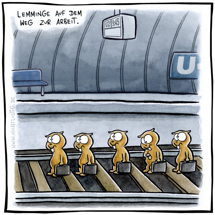 Springen Lemminge mit Absicht in den Tod? - taeterwerkstatts Webseite!