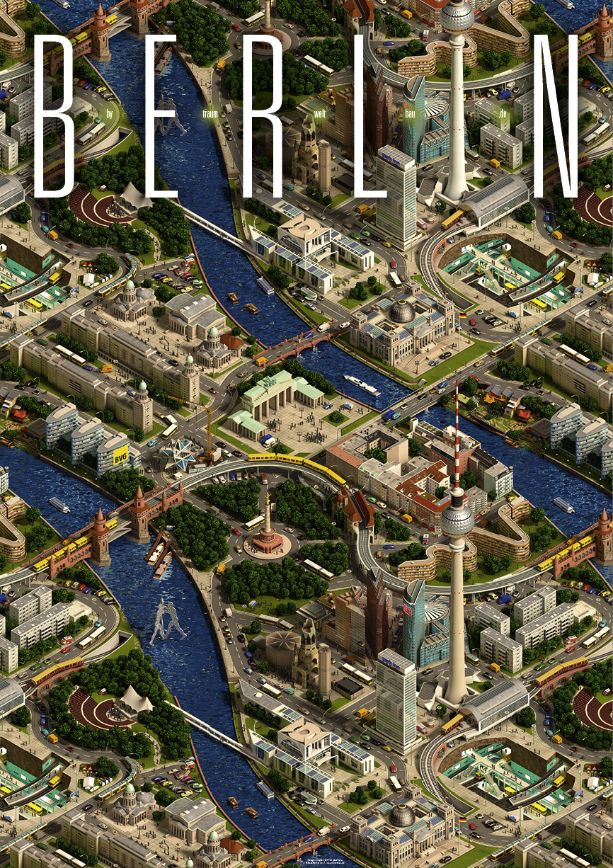 Galerie - Portfolio - Ostkreuz Berlin - traumweltbau 3D Illustrationen ...