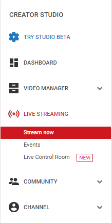 How to setup YouTube Live - CamON Live Streaming
