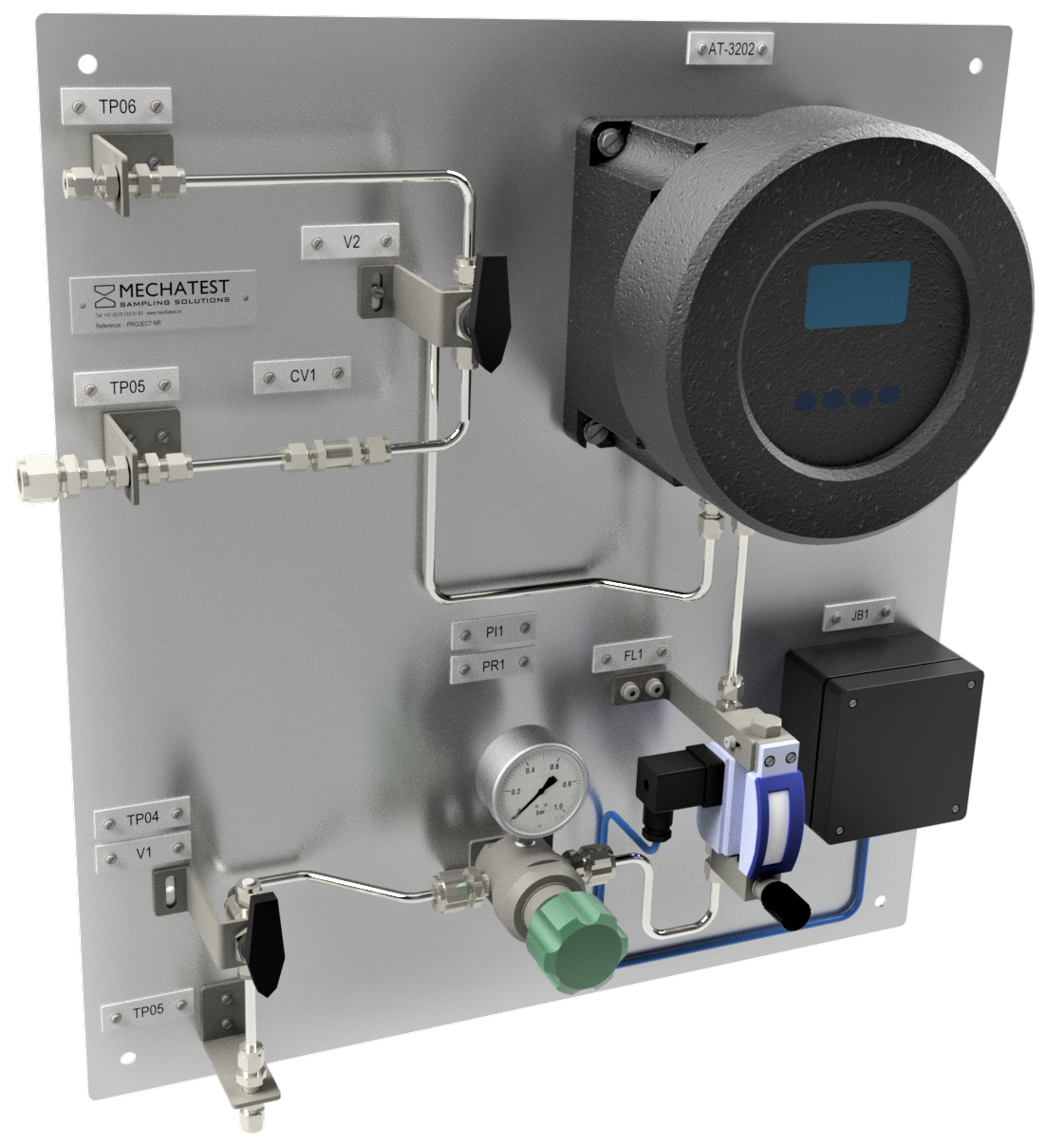 Electrolyser Hydrogen (H2) in Oxygen (O2) measurement - Mechatest ...