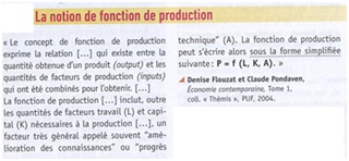 La fonction de production et les sources de la croissance - Site de ...