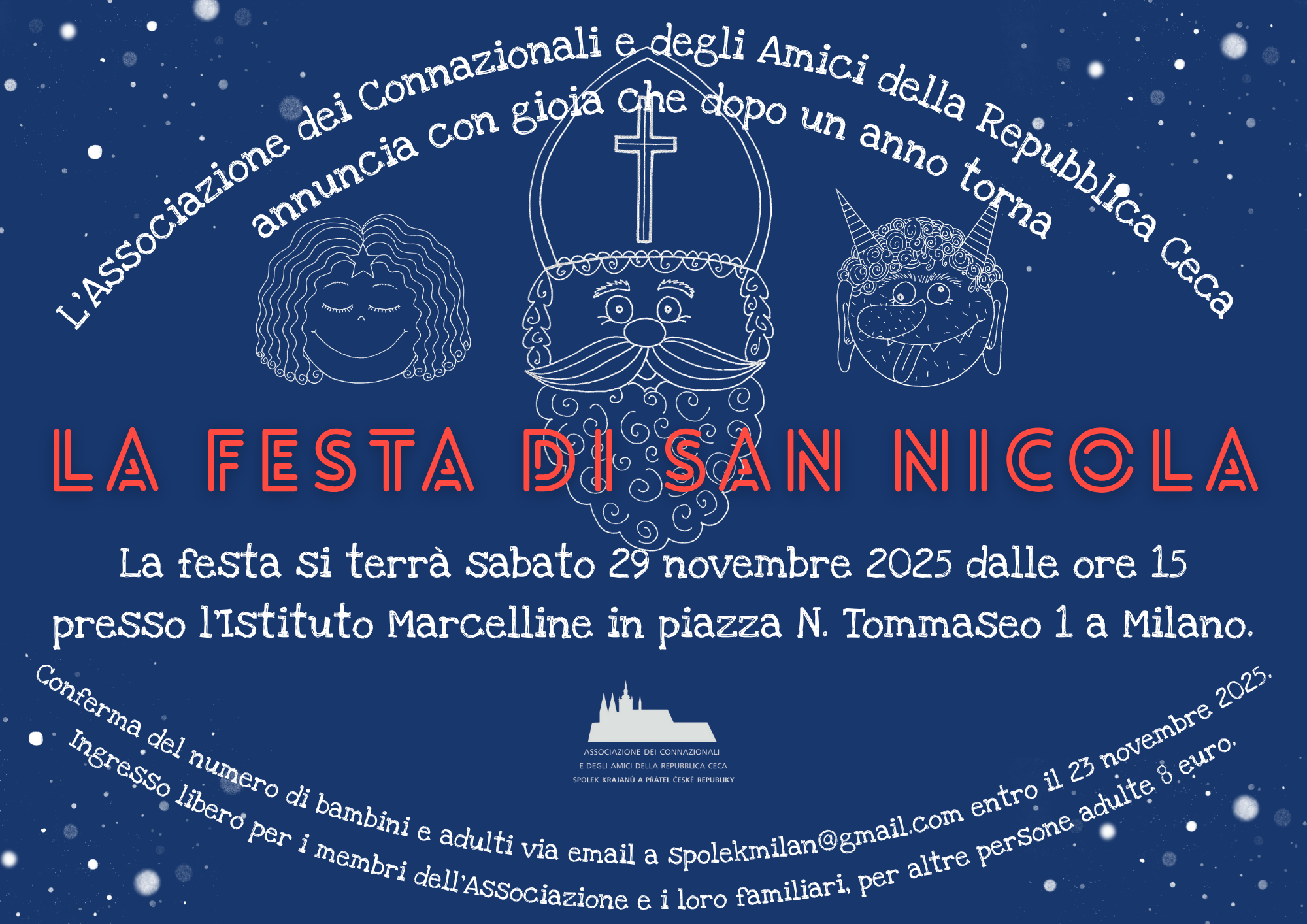MIKULÁŠSKÁ BESÍDKA 2025 - FESTA DI SAN NICOLA 2025 - SKPČR - ČŠM