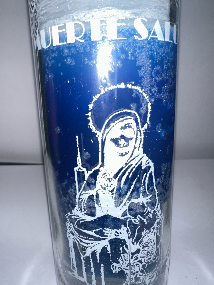 VELADORAS EN EL ALTAR DE LA SANTA MUERTE - Yamarash | Tarot, Brujería ...