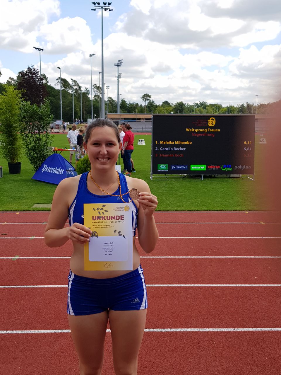 Bronze für Hannah Koch - la-malterdingens Webseite!