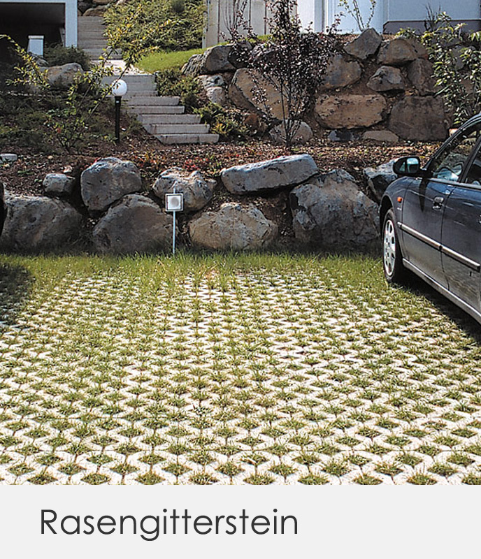 Rasengitter-Stein - Betonsteinwerk Meyer Mauern