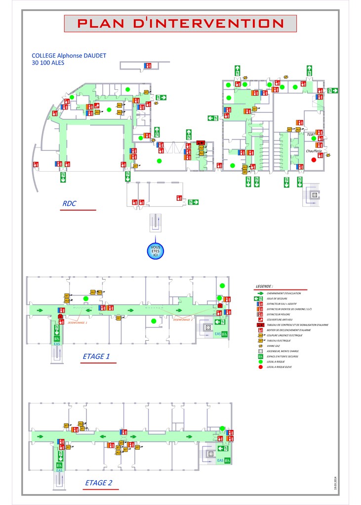 Plans Sécurité Incendie - Plans Evacuation Sécurité Incendie