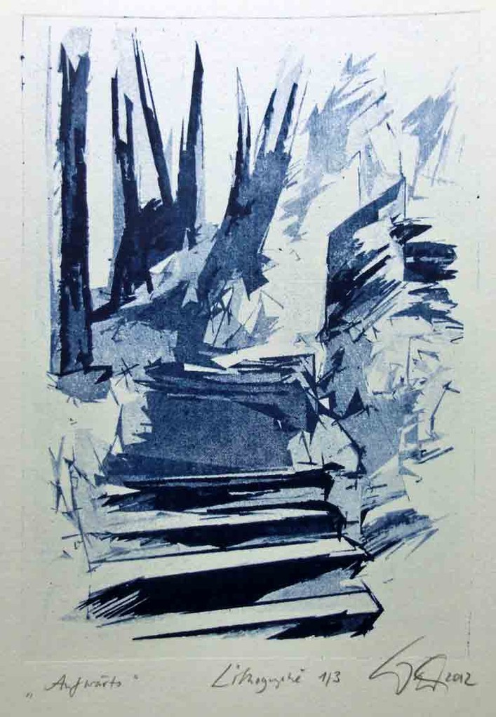 Lithografie-Technik - oktogon-printart, Intagliotypie, Monotypie ...