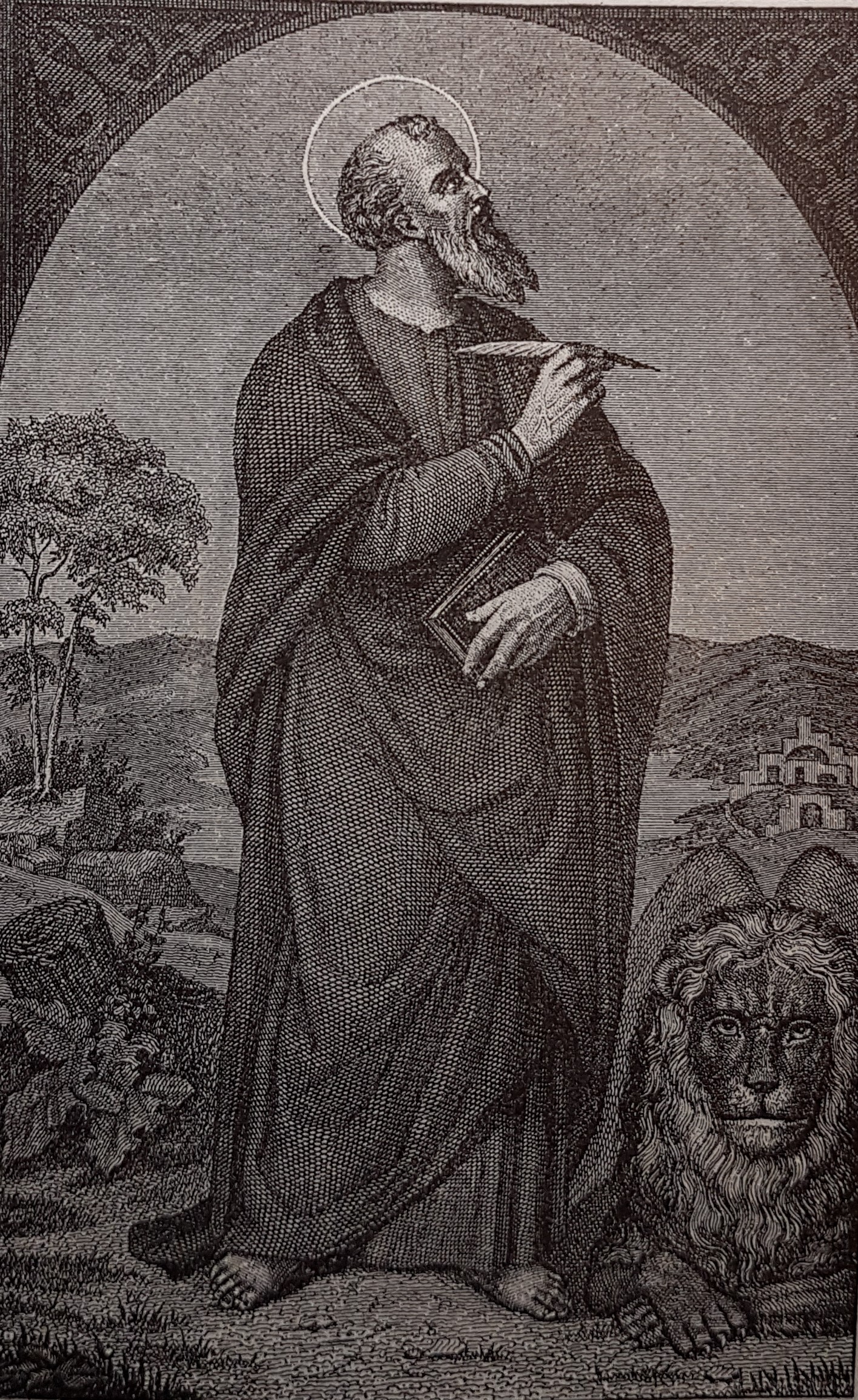 Markus, Evangelist - Heiligen-Legende - Die Heiligen und Seligen der Katholischen Kirche.