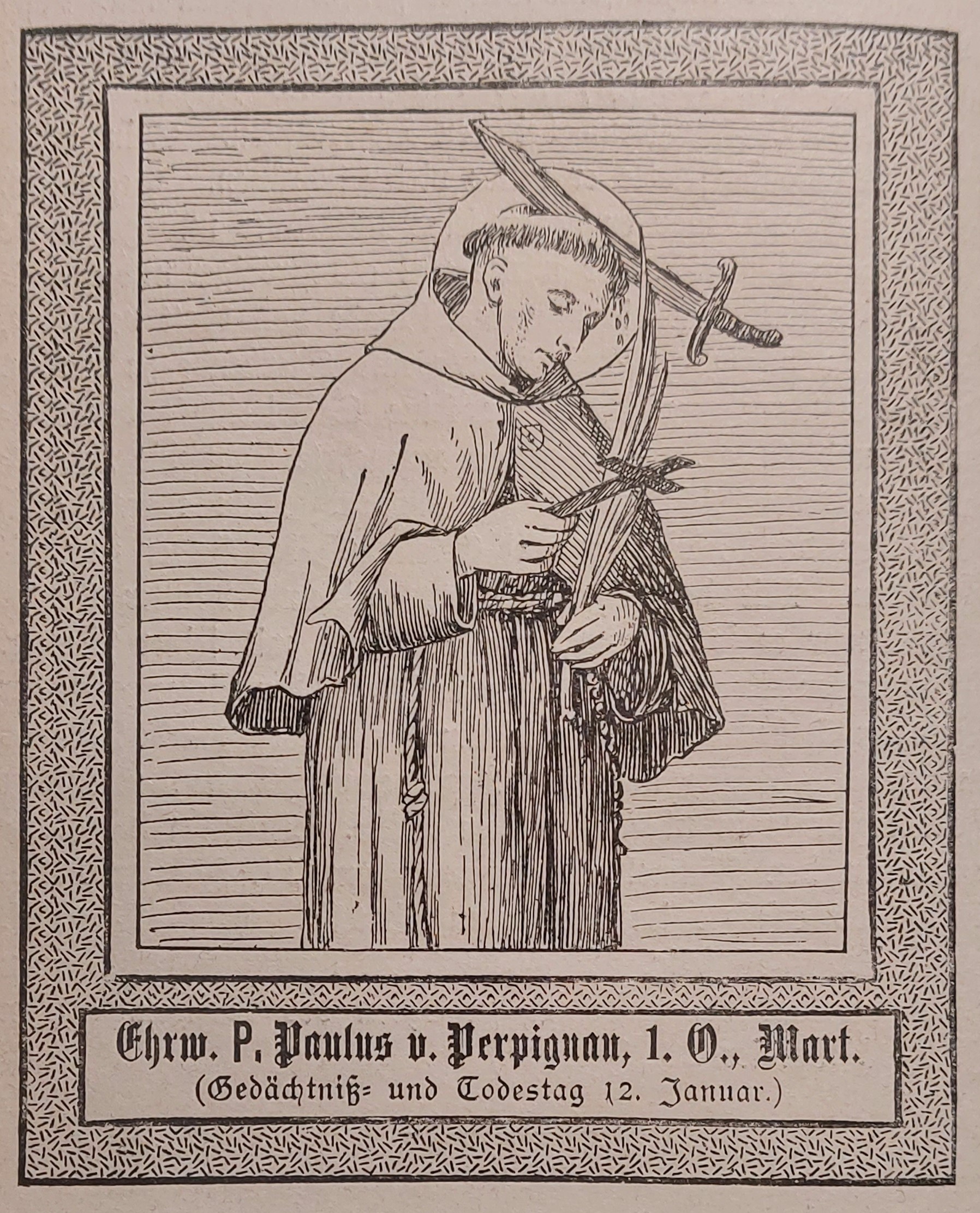 Paulus von Perpignan - Heiligen-Legende - Die Heiligen und Seligen der Katholischen Kirche.
