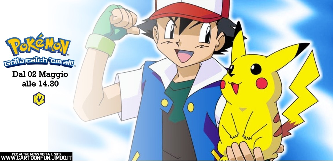 Torna su K2 la prima serie di "Pokémon" - Anticipazioni,aggiornamenti ...