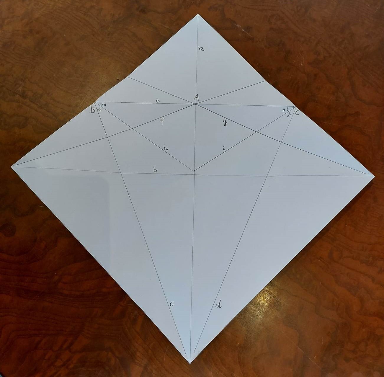 Een patroon met een achtvoudig rozet vouwen - Goossens geometric ...