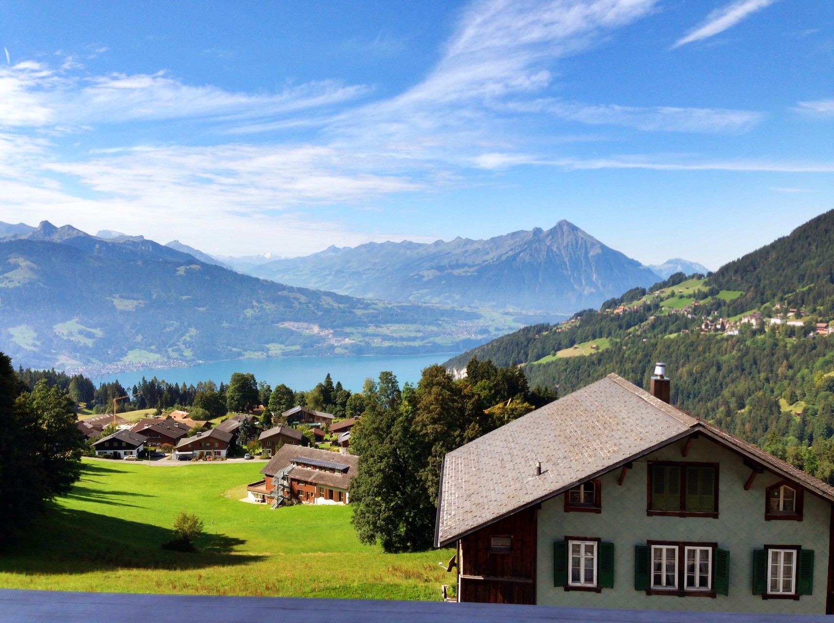 Balkon / balcony - Aussicht / view - swissmountainview.ch ...