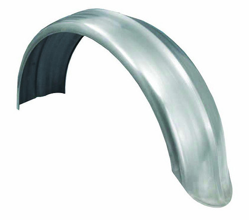 5" Wide Raw Steel Ribbed Bobber Fender - ResurrecXion Cycles Inc. Retro ...