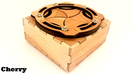 Dice and Ring Iris Boxes - paradoxpewter