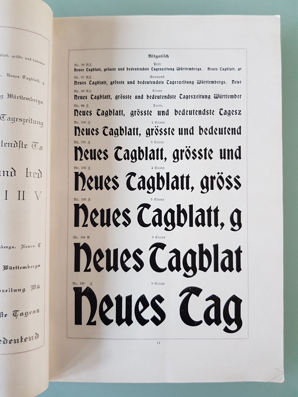 Bleierne Mikrotypografie - Jana auf TypoWalz
