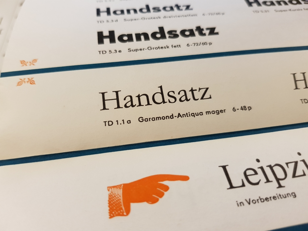 Bleierne Mikrotypografie - Jana auf TypoWalz