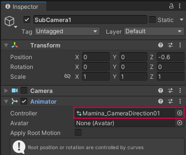 【Unity】カメラをAnimatorで制御する - ARTS GRAFFITI