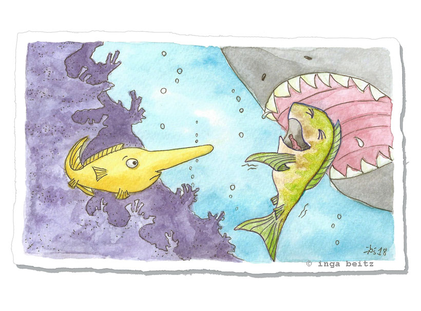 cartoons/illustrations - inga beitz