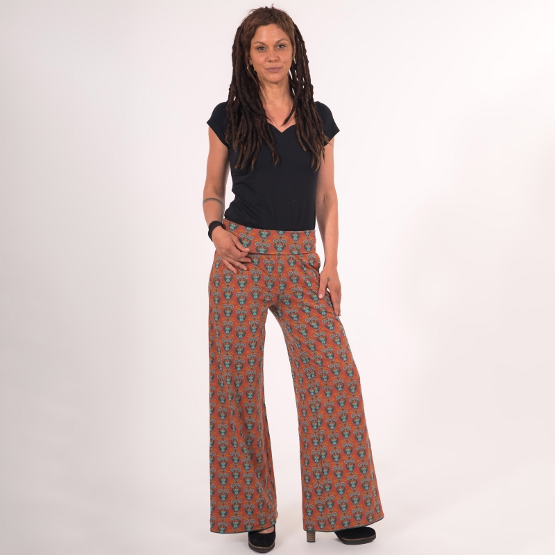 Bio Jersey-Hose Hedda - gold - Öko-Mode online - Mandala-Kleidung ...