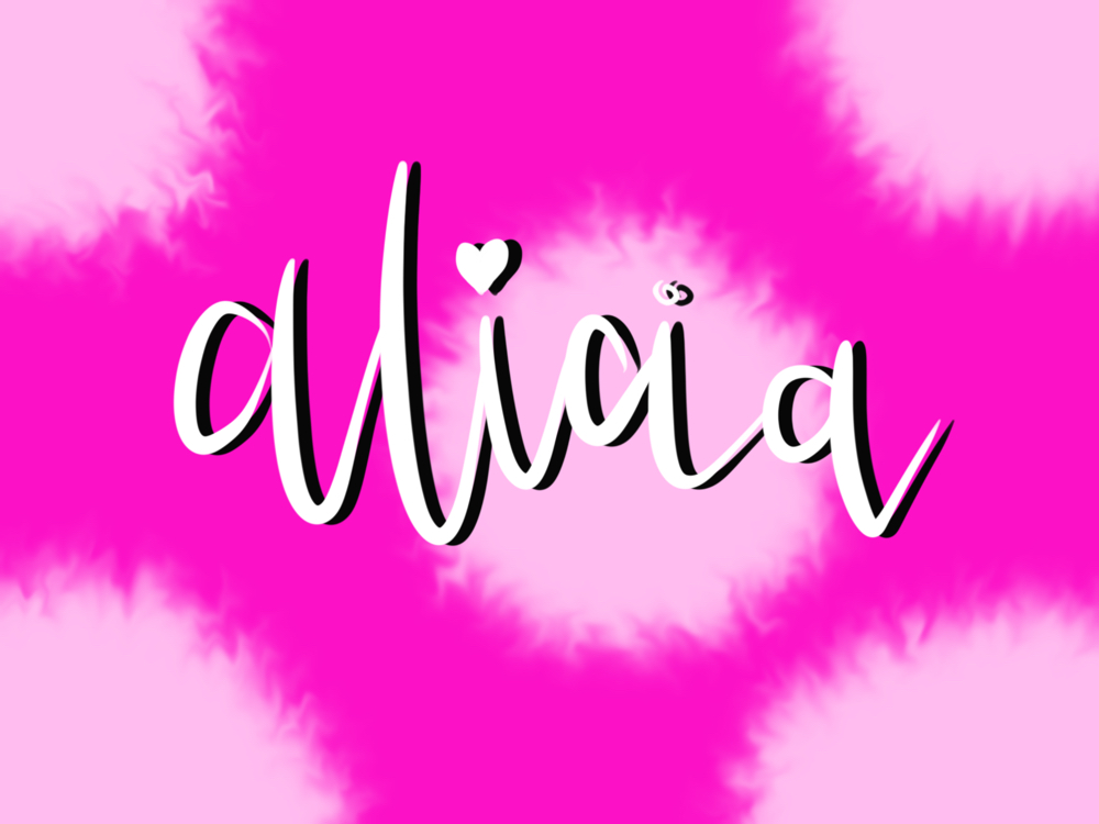 Names in lettering - Página web de jisdraws