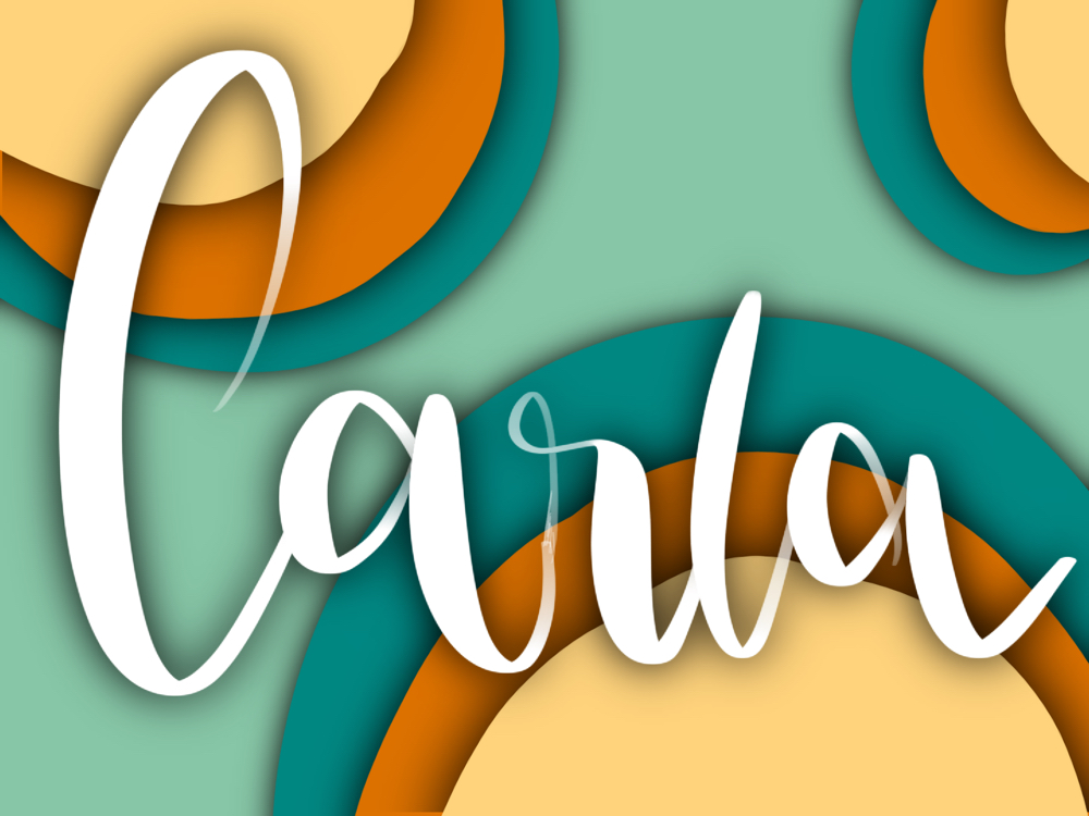 Names in lettering - Página web de jisdraws