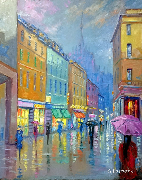 Opere del pittore post-impressionista contemporaneo Giuseppe Faraone ...