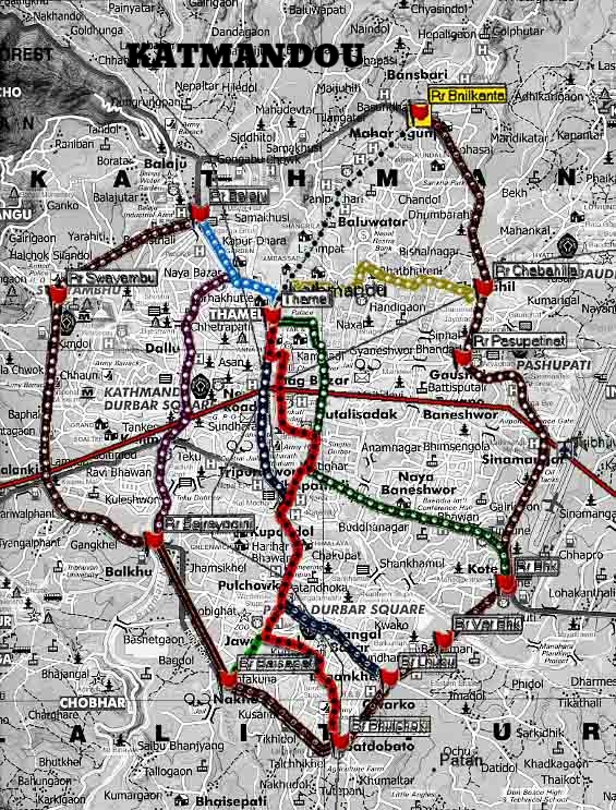 VTT à Katmandou: cartes, GPS et conseils - sahibvoyageur: PCT, trekking ...