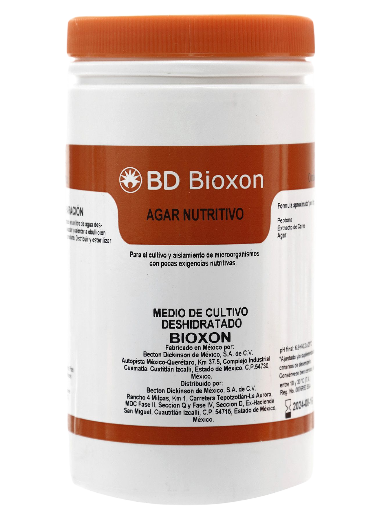 210400 BD Bioxon® Agar Nutritivo, 450 g - PROQUISUR- Material de ...
