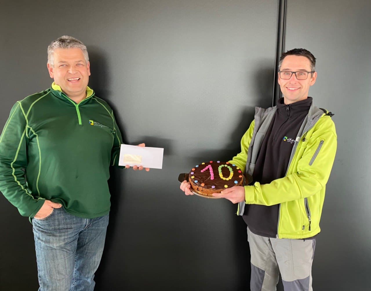 Zwei 10-Jährige Firmenjubiläen auf einen Streich - wildigarten