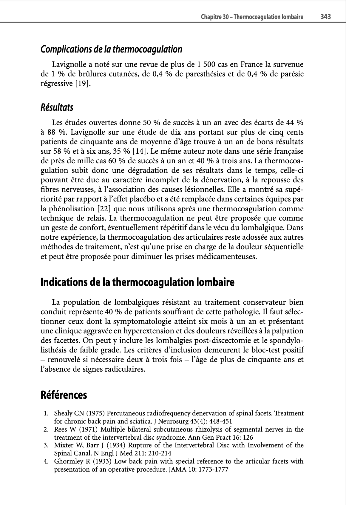 La thermocoagulation lombaire - Neurochirurgien Marseille Aix-en-Provence