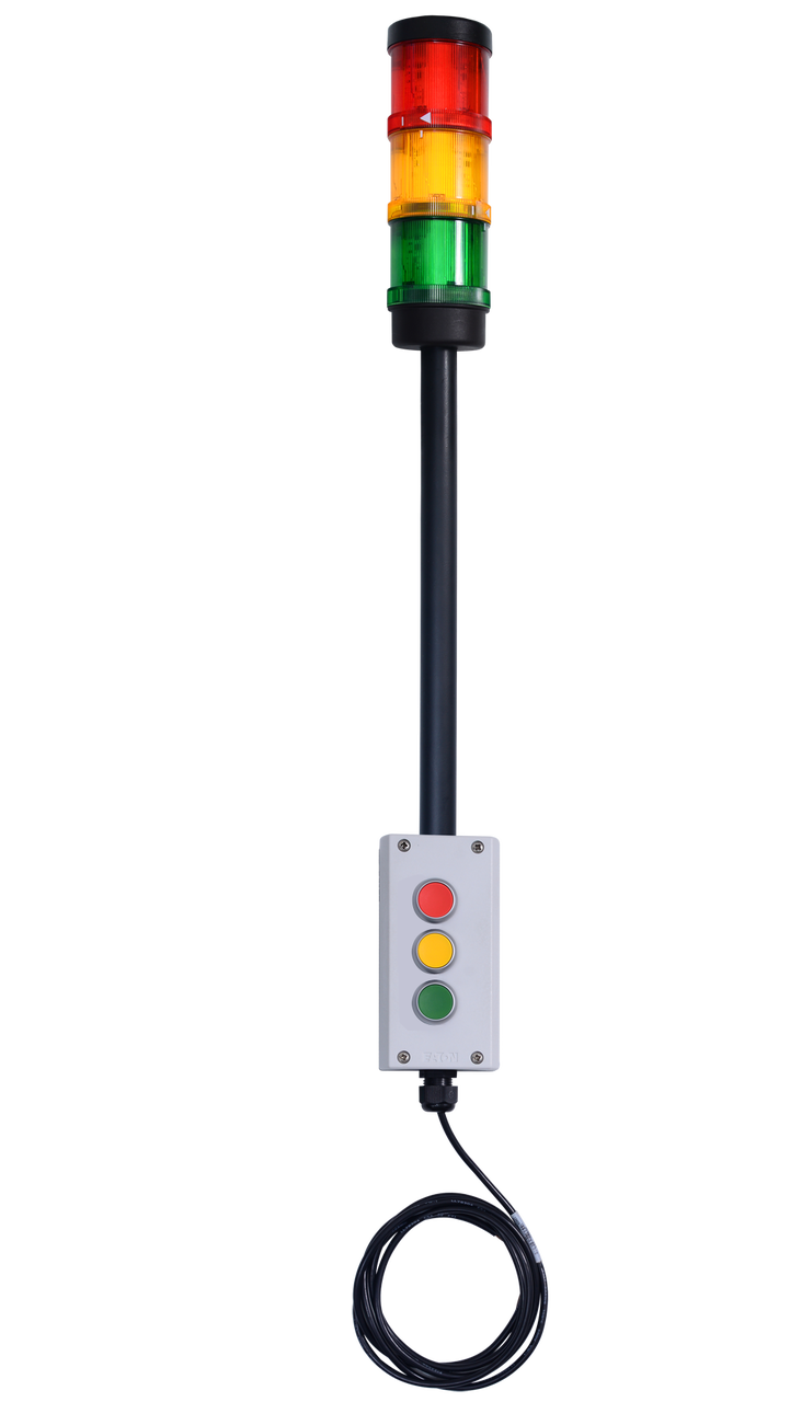 Andon con Botonera Integrada - Andon, Tableros de Producción y OEE