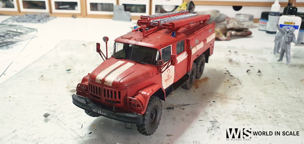 CHERNOBYL: AC-40-137A Firetruck of ICM - Michael Franz Creations