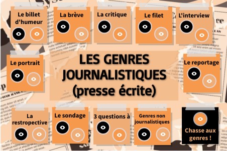 La Presse : la Une, l'article et le vocabulaire - C.D.I Léognan
