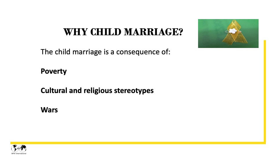 Task Force Child Marriage Prevention - Action Plan - Dr. Giuseppa ...