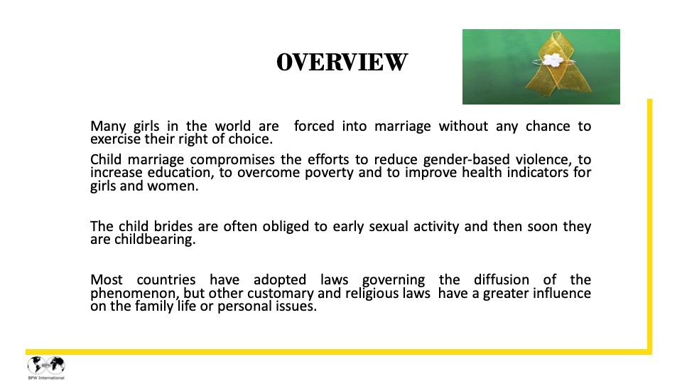 Task Force Child Marriage Prevention - Action Plan - Dr. Giuseppa ...