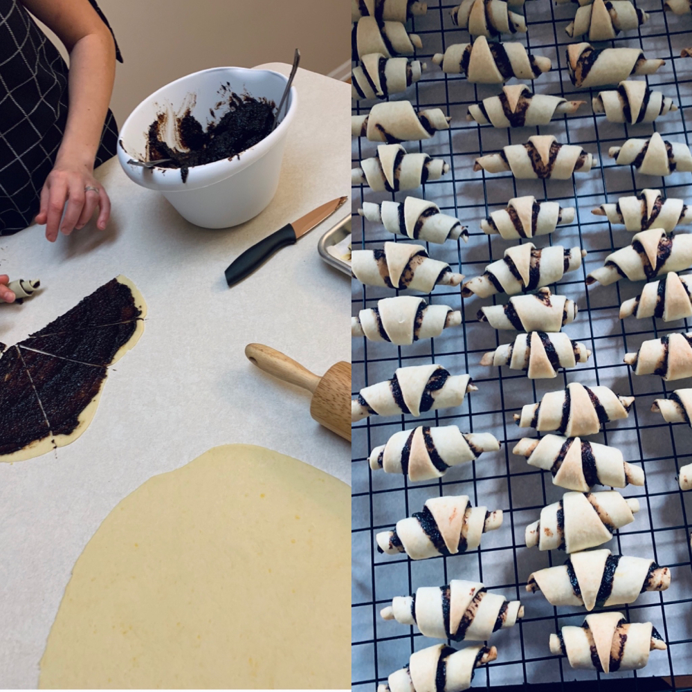 Mini Filled Croissants - cookingwithbecky