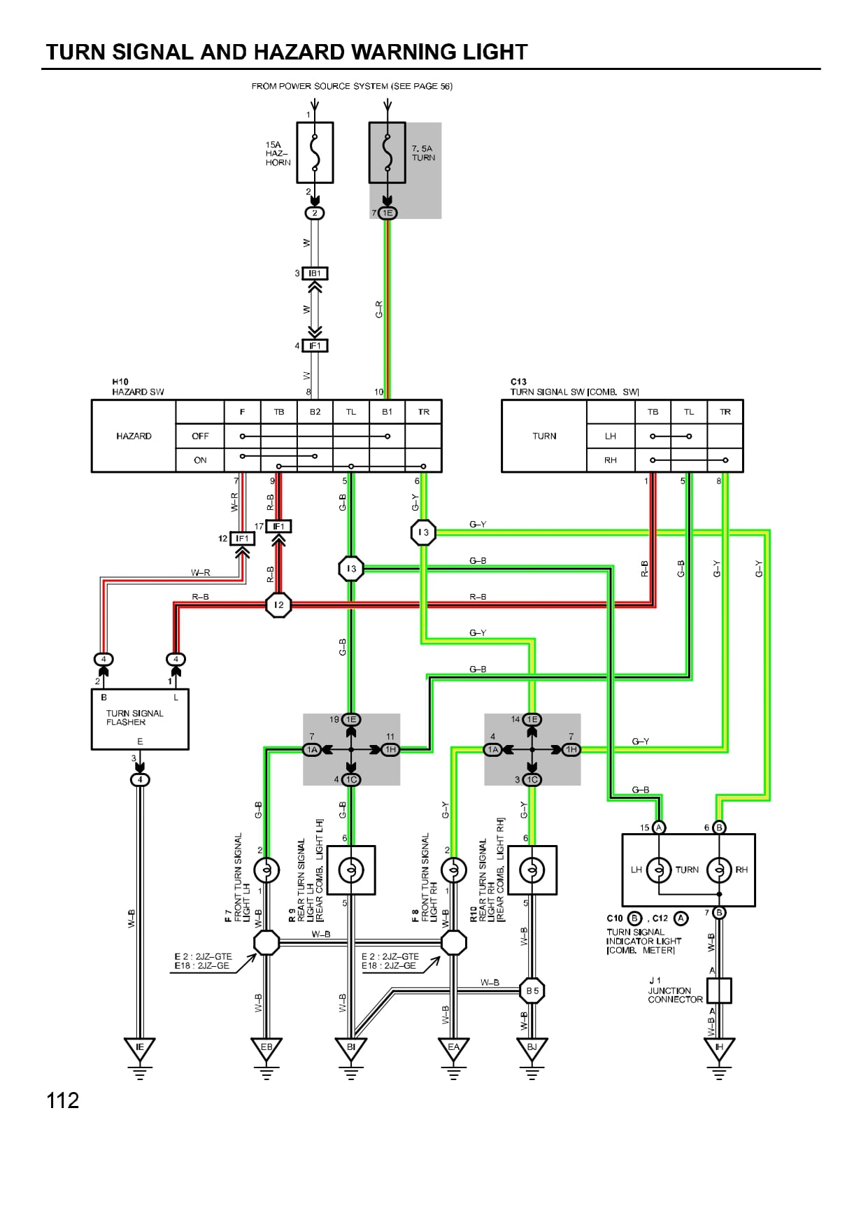 TOYOTA SUPRA Wiring Diagrams - Car Electrical Wiring Diagram