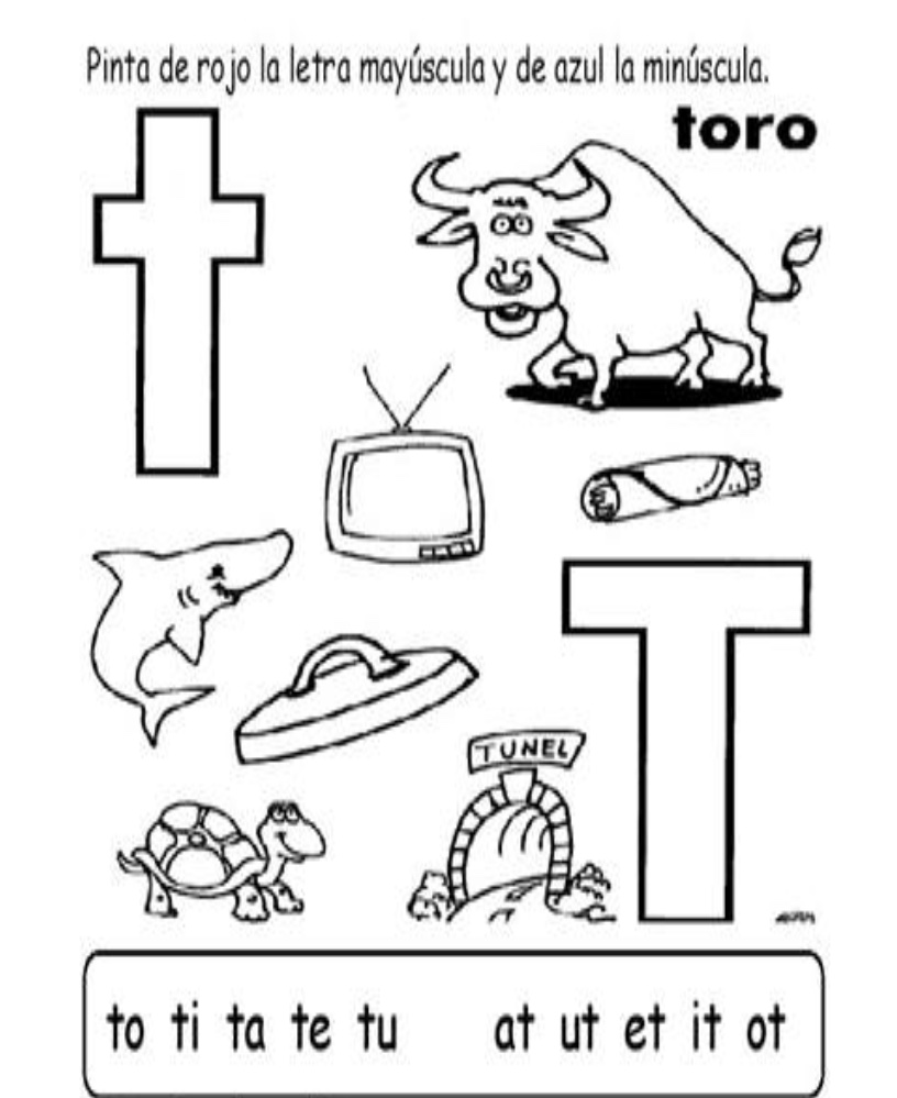CONSONANTE T t MAYÚSCULA Y MINÚSCULA - Página web de ...