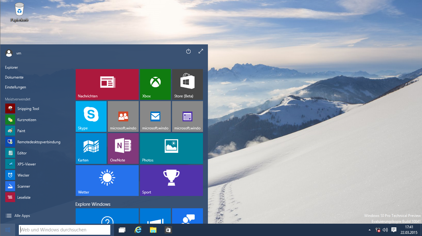 Windows 10 Technical Preview - Alle Infos über Windows 10