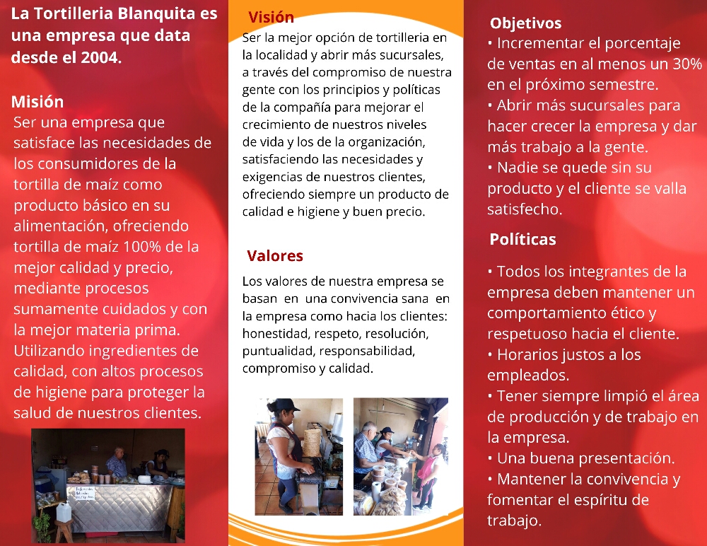 QUIENES SOMOS 😌 - Página web de tortilleriablanquita