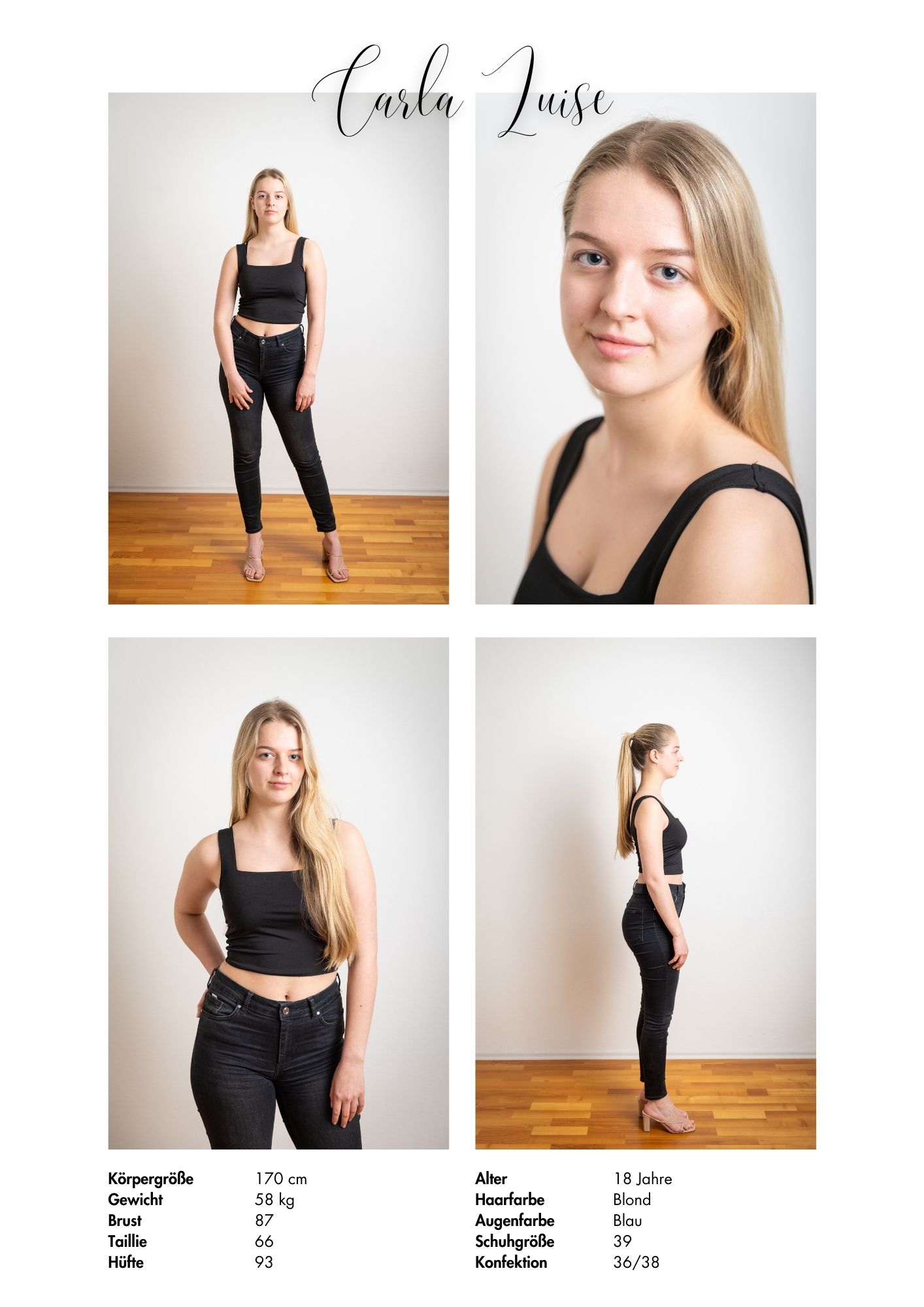 Sedcard Shooting - Jennifer Rath, Fotografin