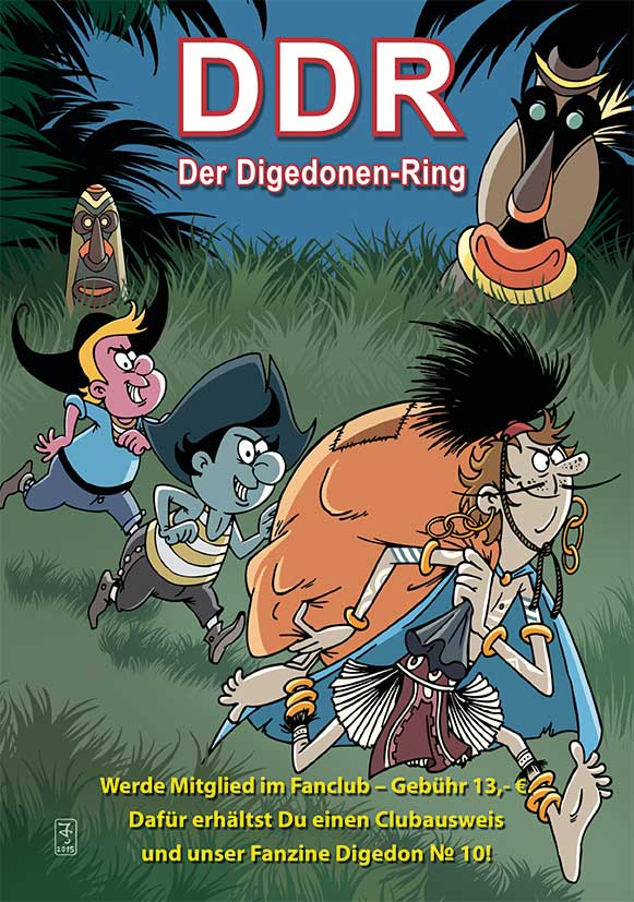 Dig Dag Digedag & Runkel - Hannes Hegen MOSAIK Fanzine DIGEDON