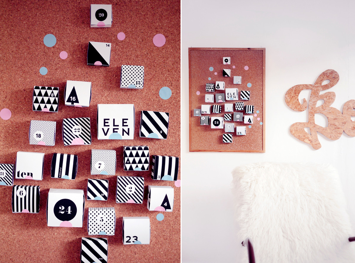 DIY Christmas Calendar Art Custom Design diy-christmas-calendar-art-custom-design