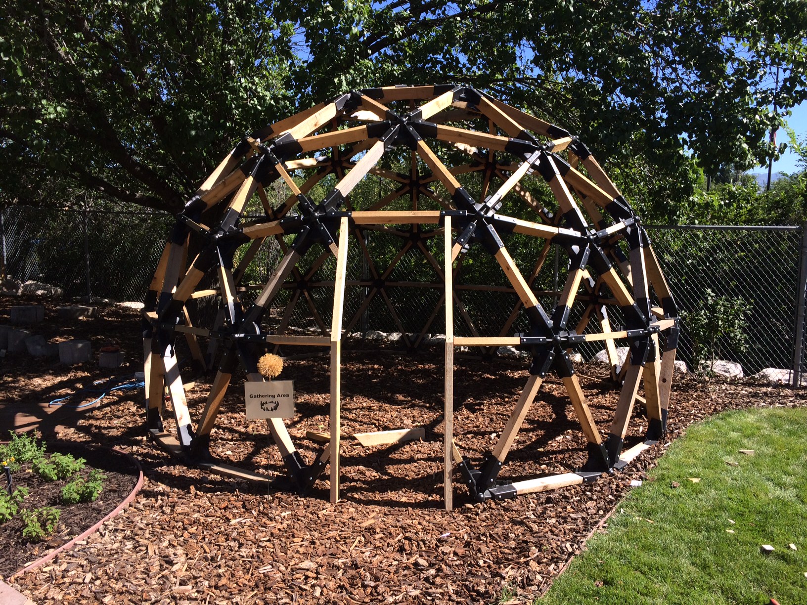Glass Geodesic Dome