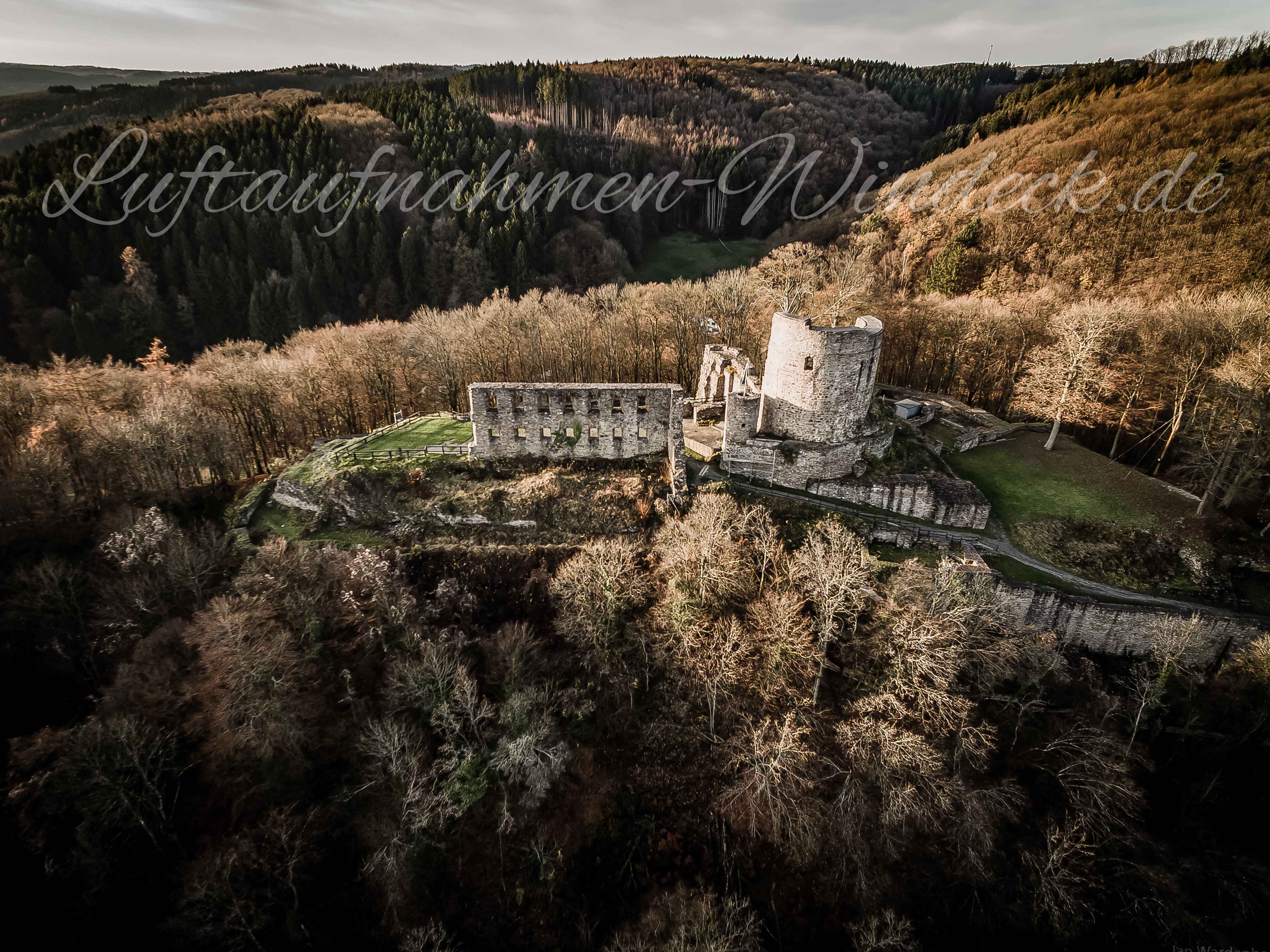 Rommen - Luftaufnahmen von Windeck