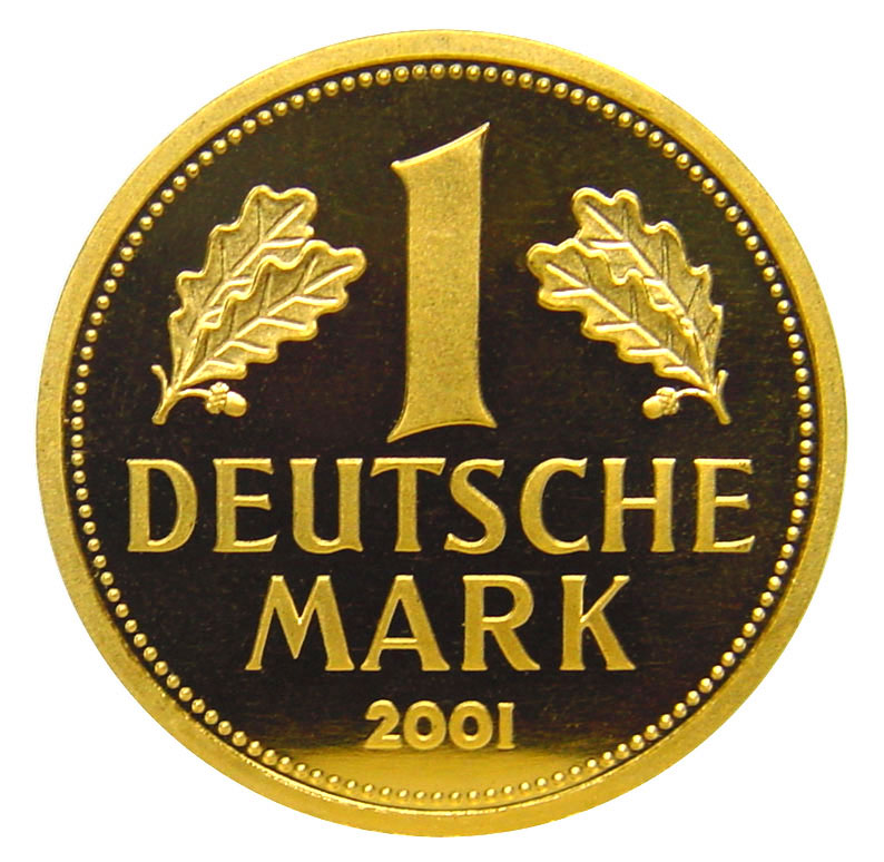 1 DM Goldmünze 2001 - Kurzbach Münzhandel