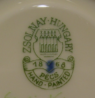 Zsolnay Factory Marks And Artists Signatures - elitedesigns jimdo page!