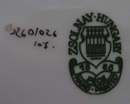 Zsolnay Factory Marks And Artists Signatures - elitedesigns jimdo page!